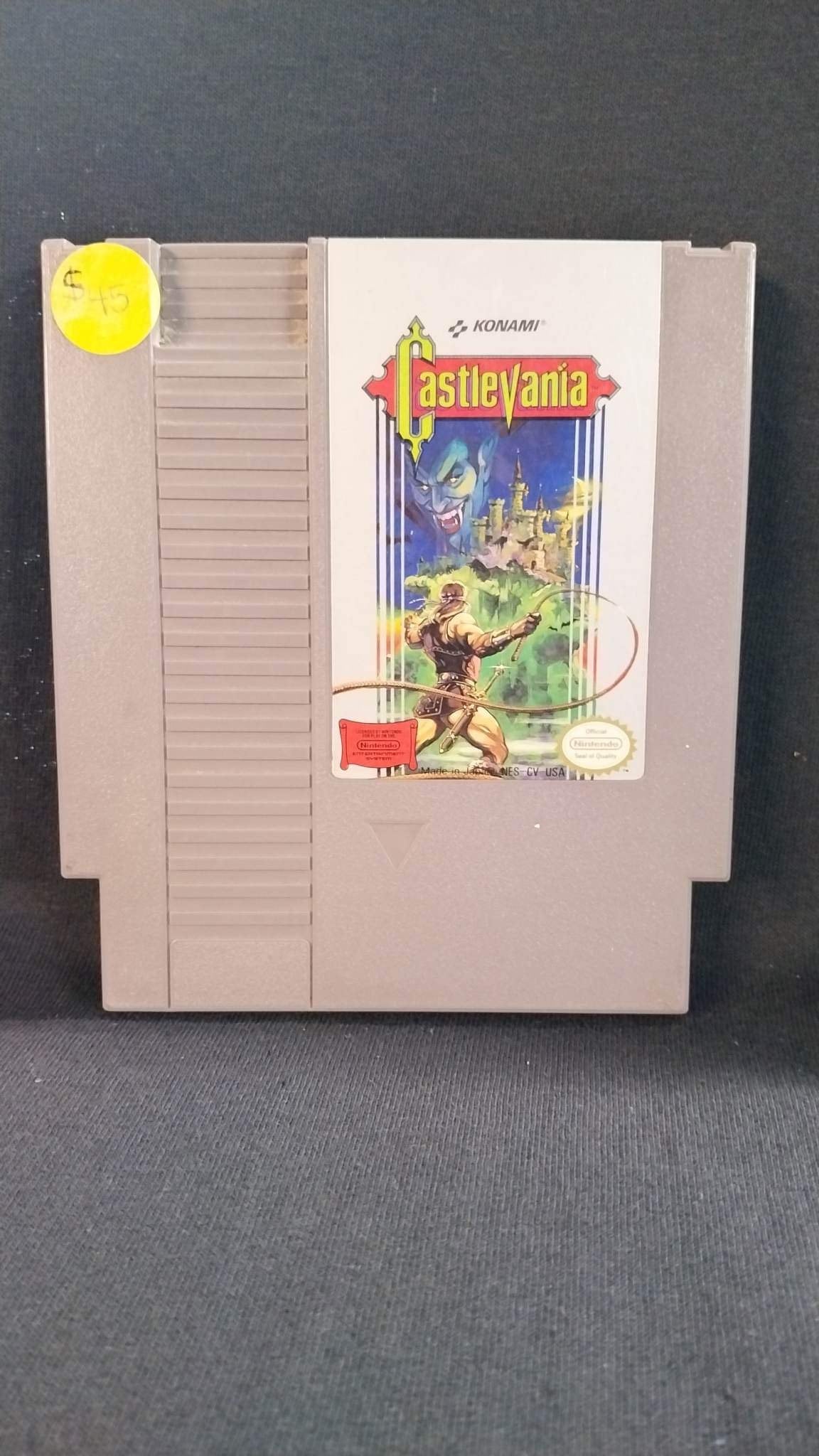 Castlevania NES Game Level Up Bike Shop